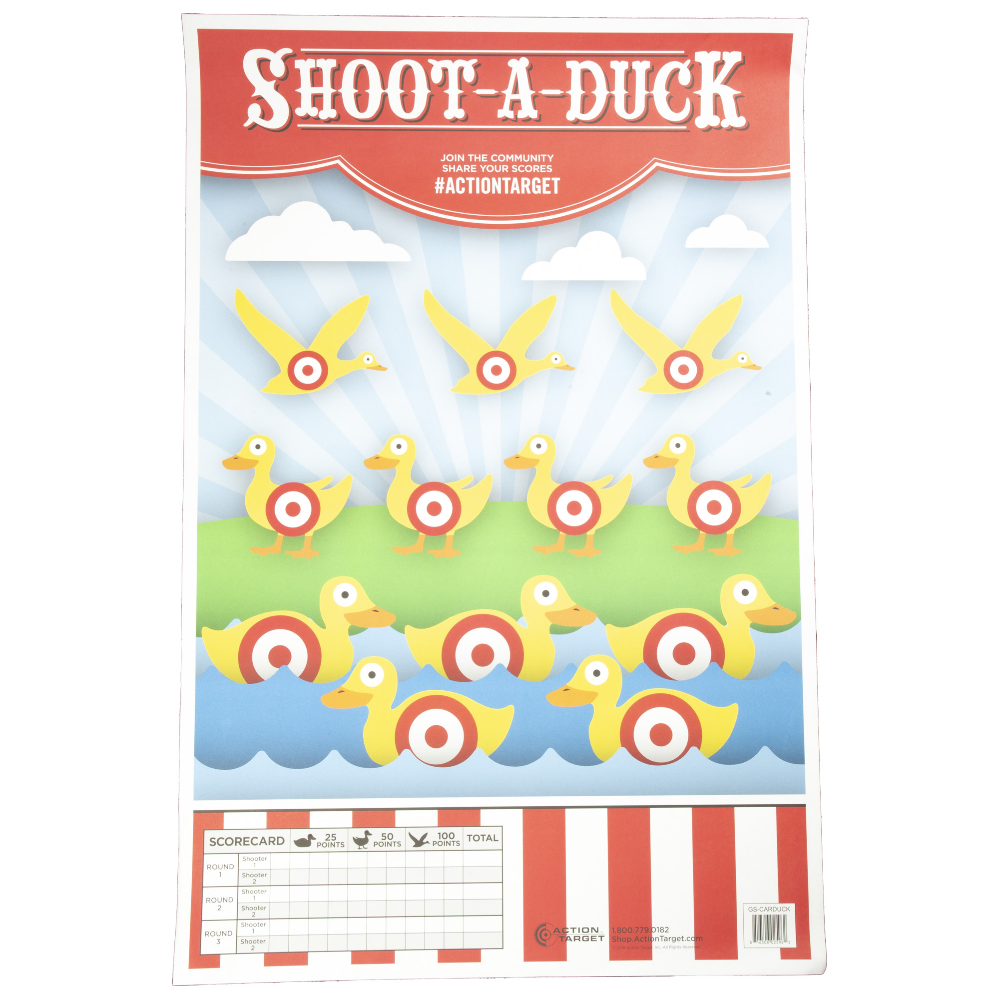 ACTION TARGET ARCADE CLASSIC 100PK - Shooting Targets at GunBroker.com ...