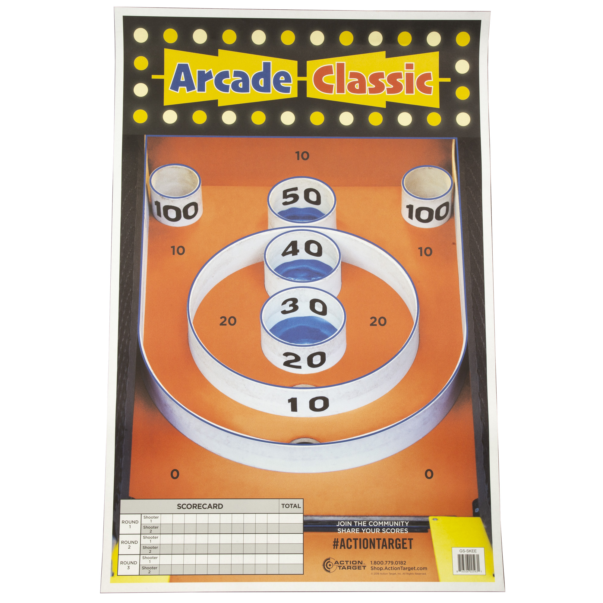 ACTION TARGET ARCADE CLASSIC 100PK - Shooting Targets at GunBroker.com ...