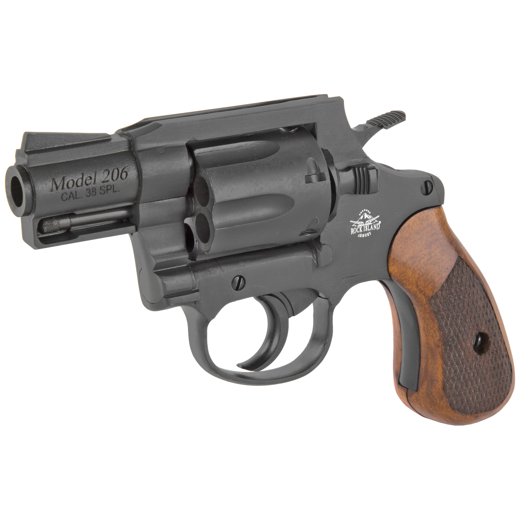 Armscor M206 Revolver Double Action DA/Single SA 38 Special Steel 51283 ...