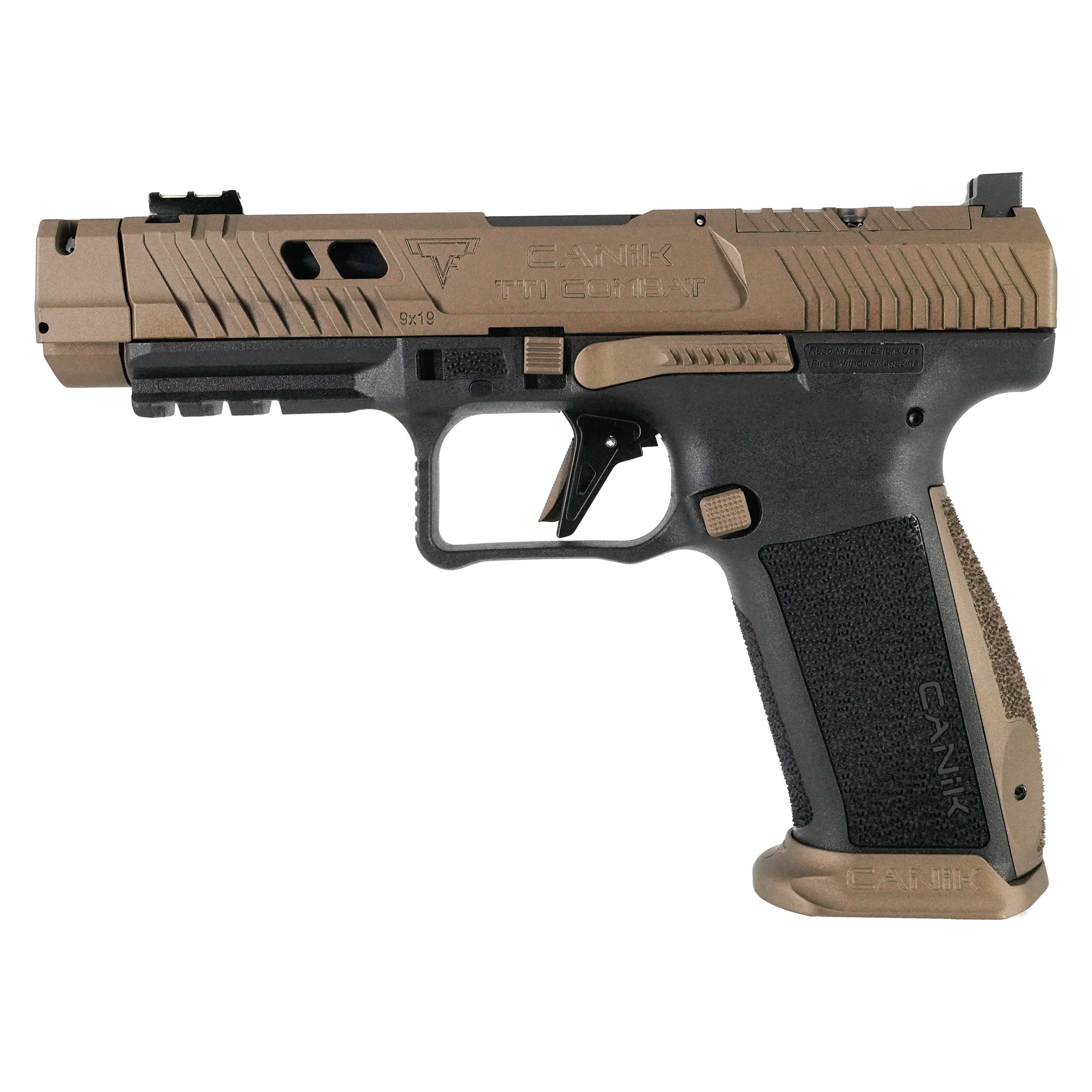 Canik HG7864N TTI Combat 9mm Bronze/Black Polymer Grip 787450911437 ...