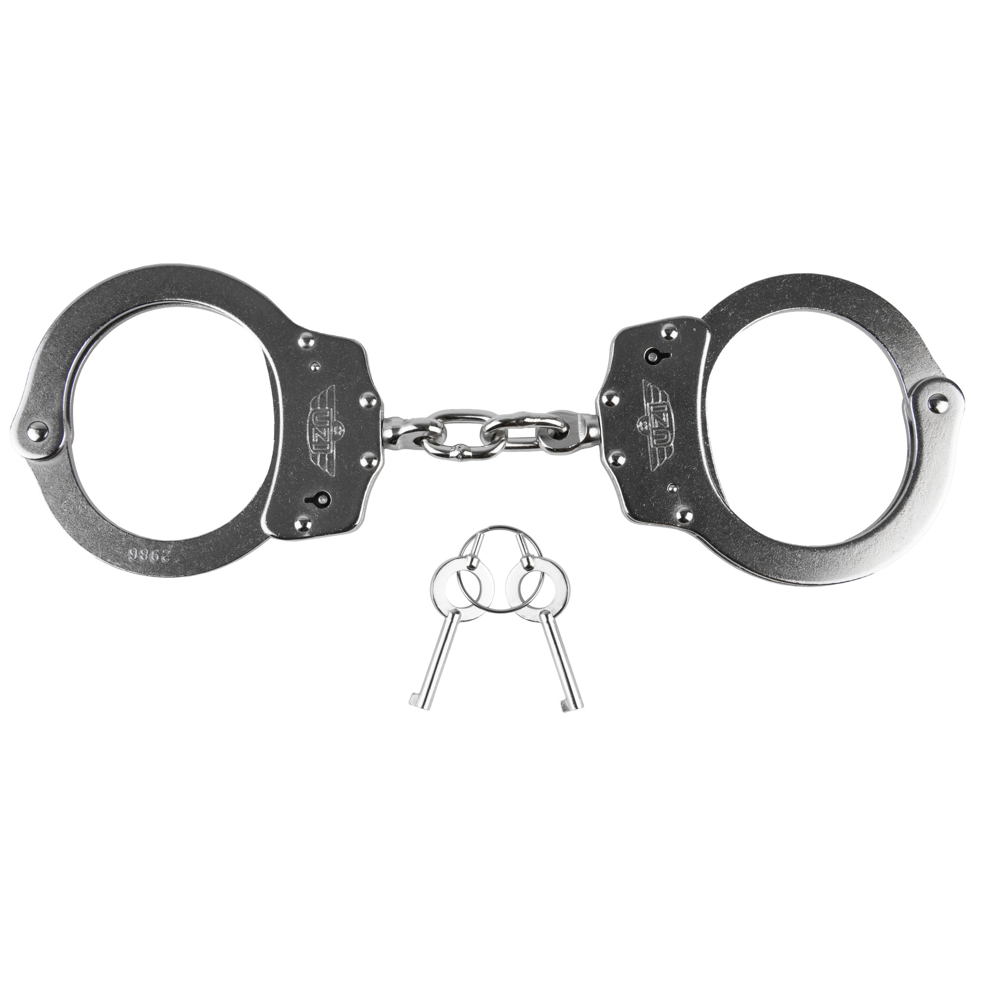 CBG UZI HANDCUFF CHAIN SILVER - Gun Safes at GunBroker.com : 1102785966