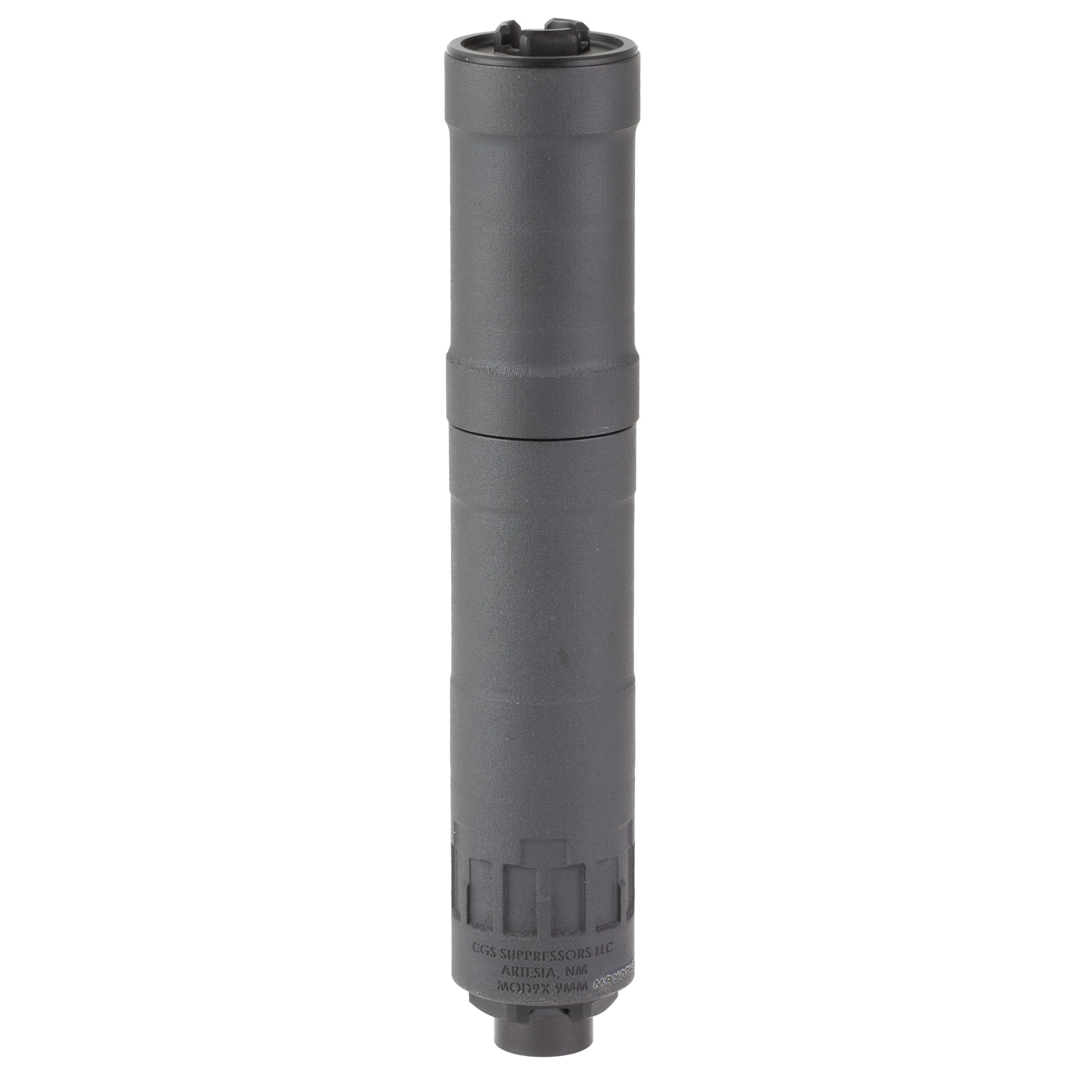 CGS MOD9 9X SUPPRESSOR 9MM BLK | J&S Pawn and Gun
