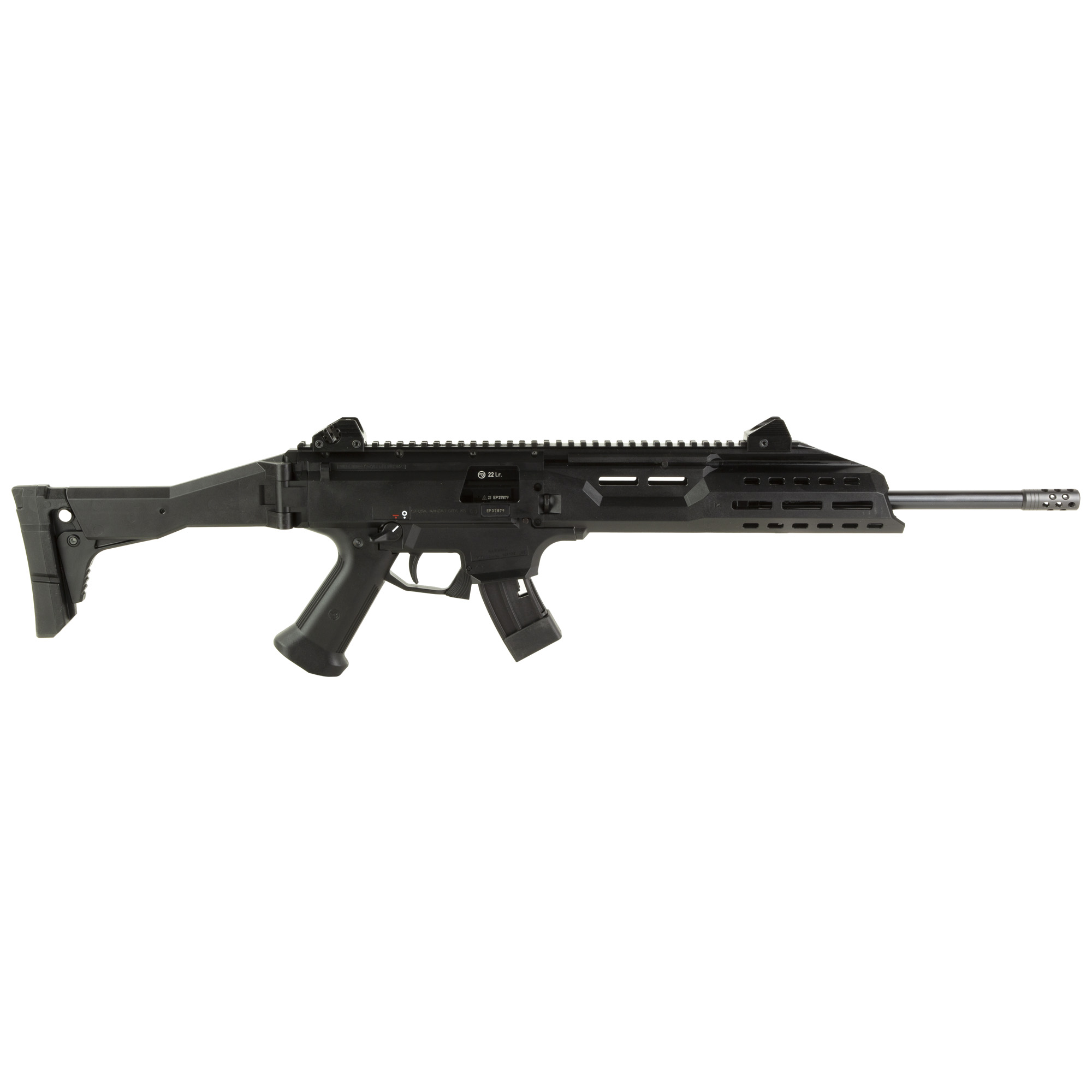 CZ-USA 91368 Scorpion EVO 3 22 LR Black Threaded Steel Barrel Picatinny ...