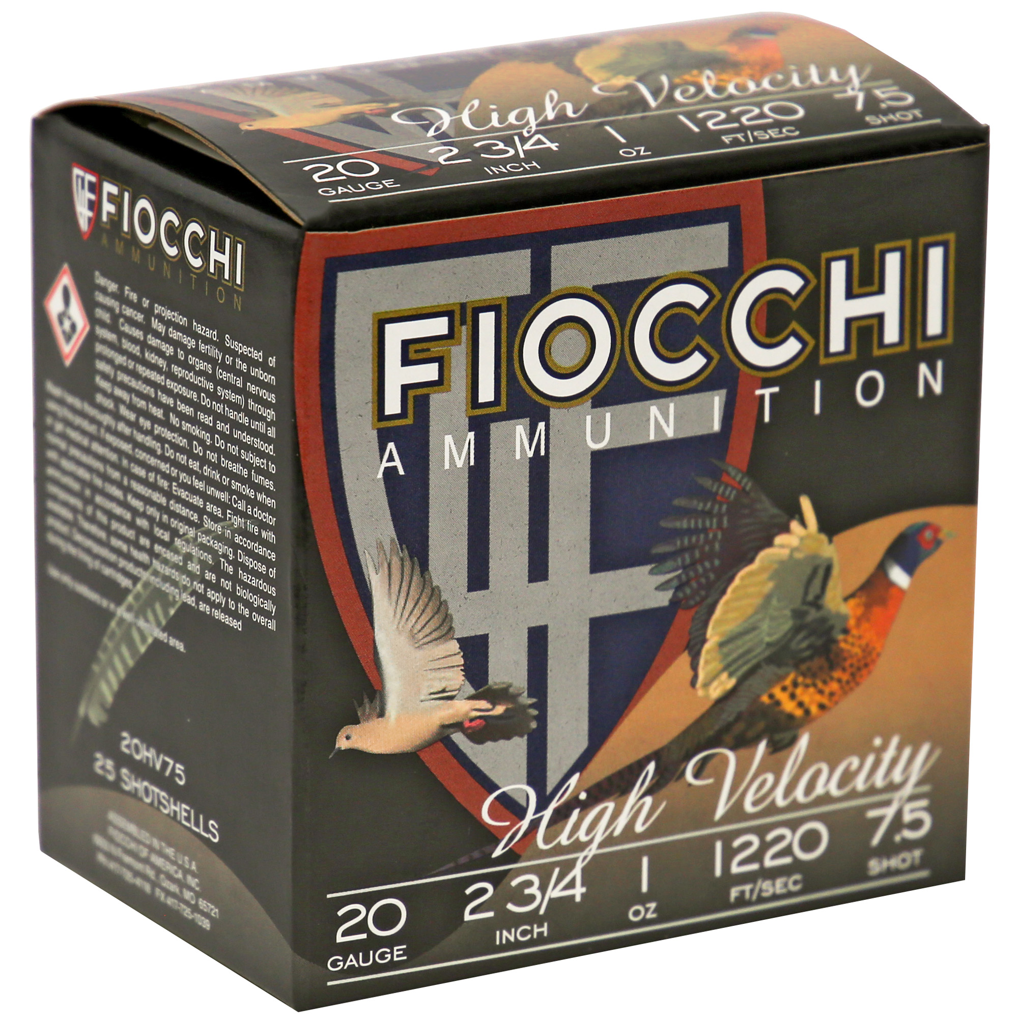 FIOCCHI 20GA #7.5 HV LD HUNT 250 Rounds - Shotgun Shells at GunBroker ...