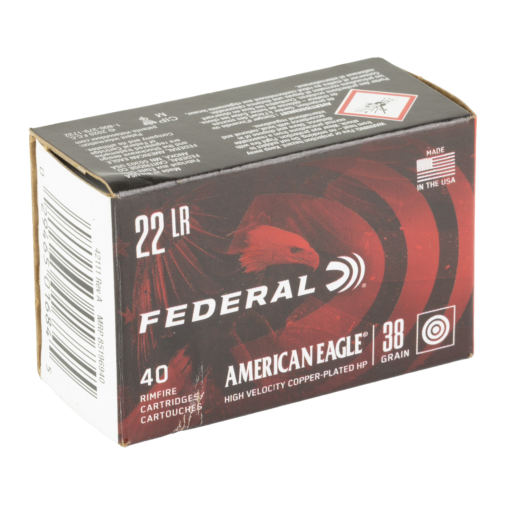 FED AM EAGLE 22LR HV HP 40/4000 | J&S Pawn and Gun