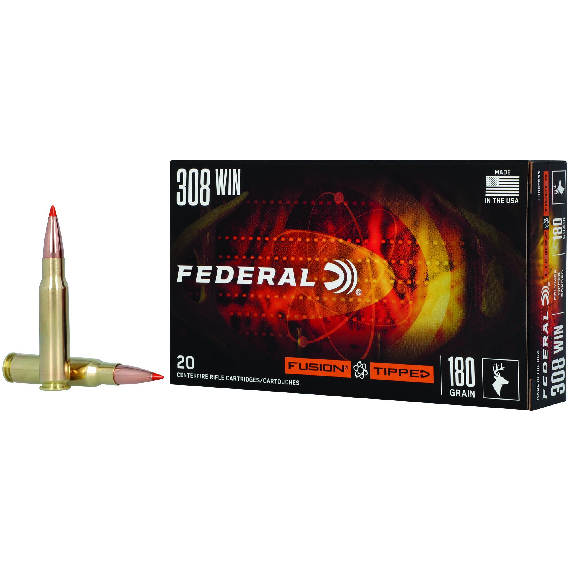 FUSION TIPPED .308 WIN 180GR 1000 Rounds - Rifle Ammunition at ...