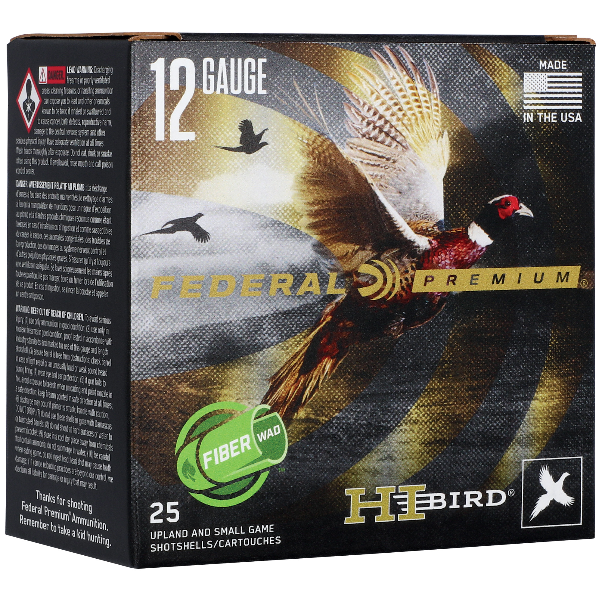 FEDERAL HI-BIRD 12GA 2.75 #5 250 Rounds - Shotgun Shells at GunBroker ...