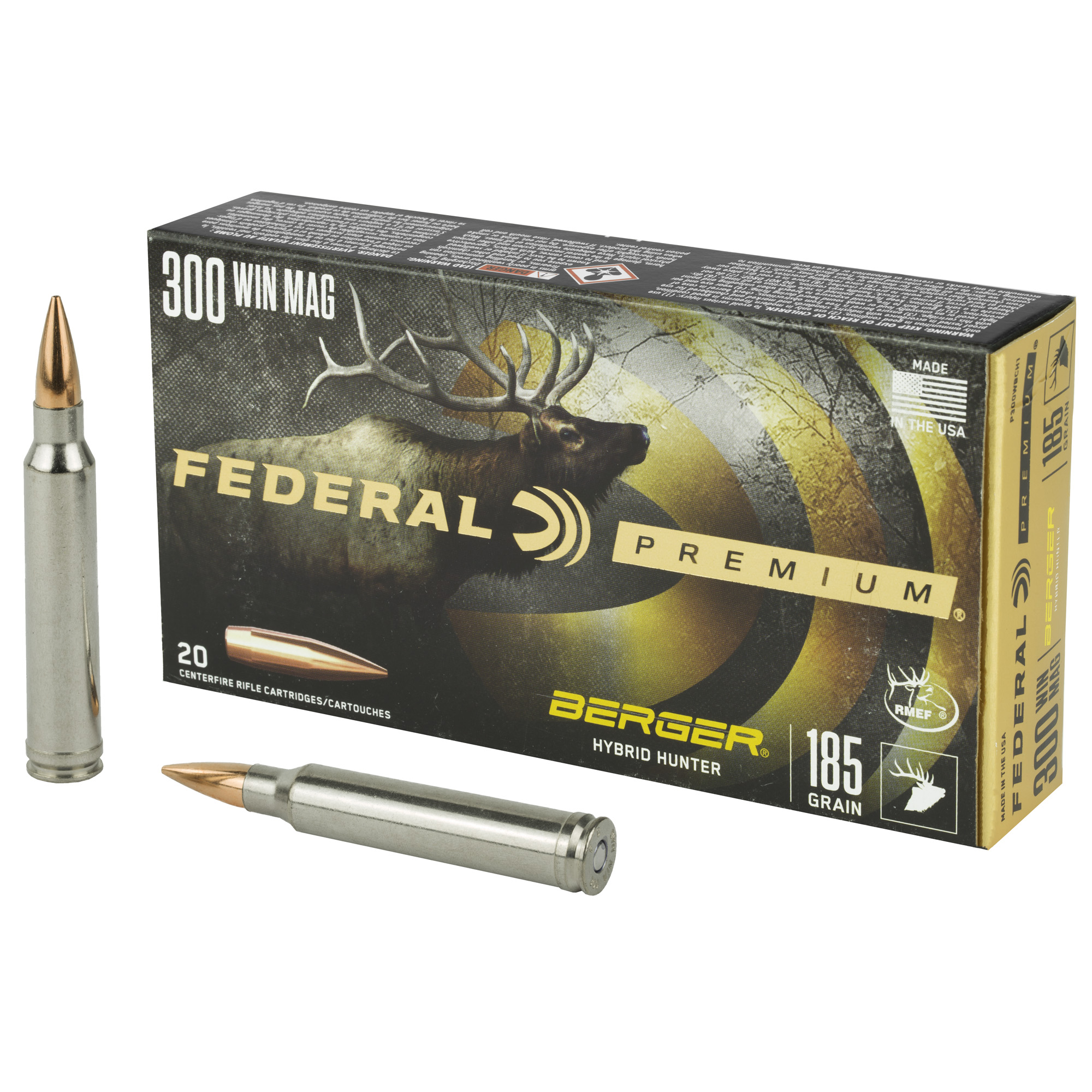 FEDERAL PREMIUM 300 WIN 185GR HYB HTR 1000 Rounds - Rifle Ammunition at ...