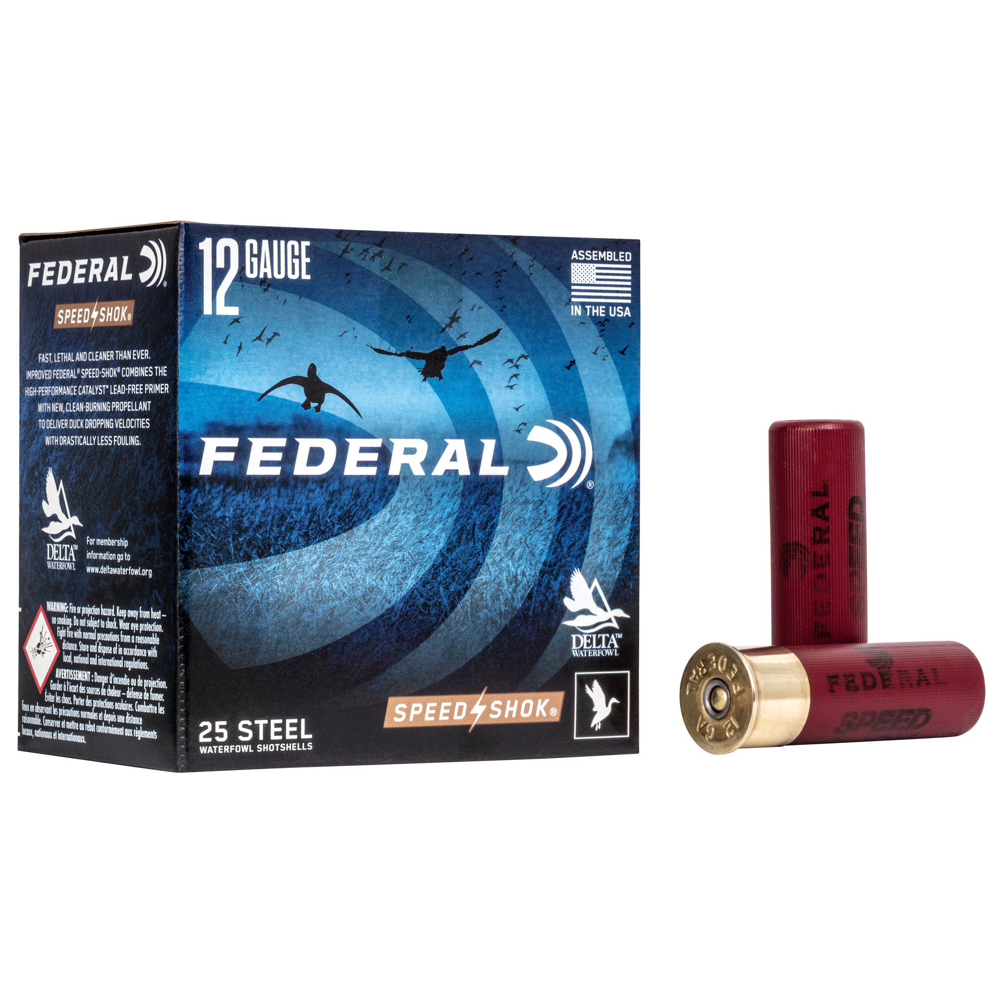 FEDERAL SPEED SHOK 12GA 3 BB 250 Rounds - Shotgun Shells at GunBroker ...