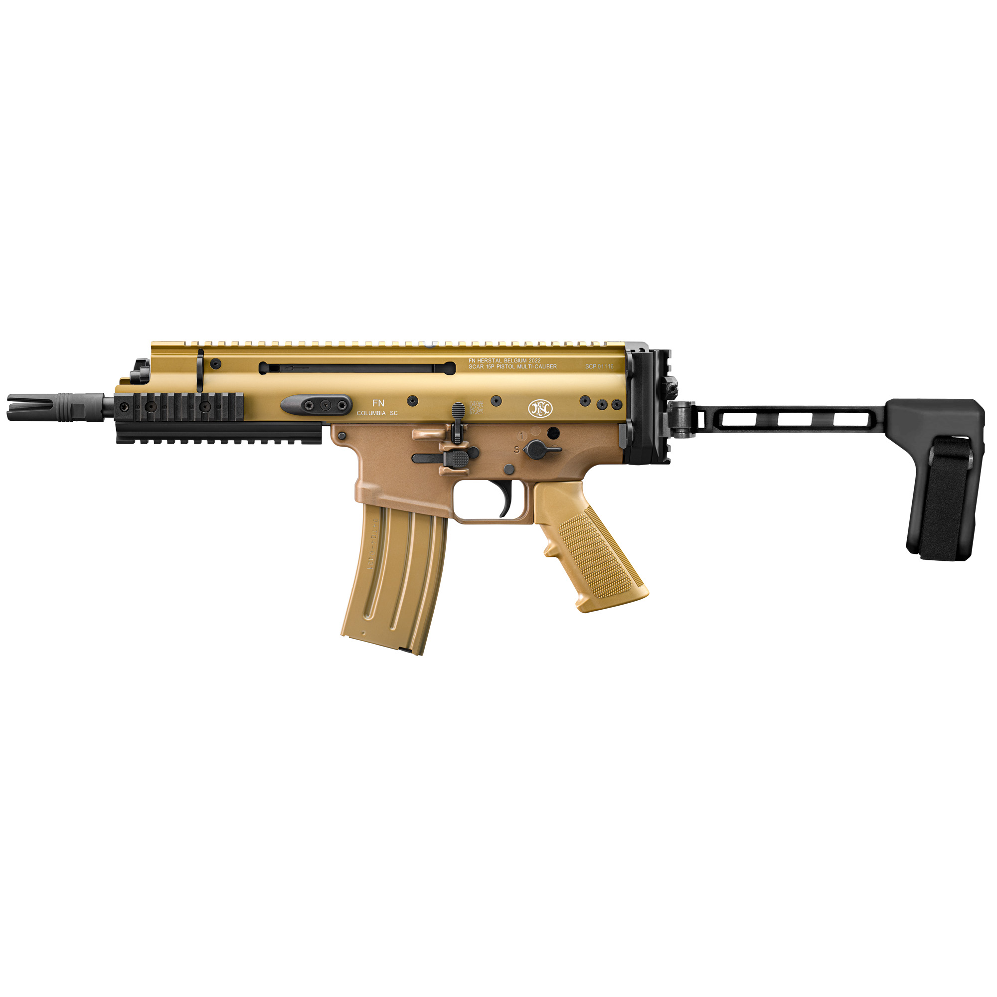 FN SCAR 15P SBT BRC 556 7.5" FDE 30R | J&S Pawn and Gun