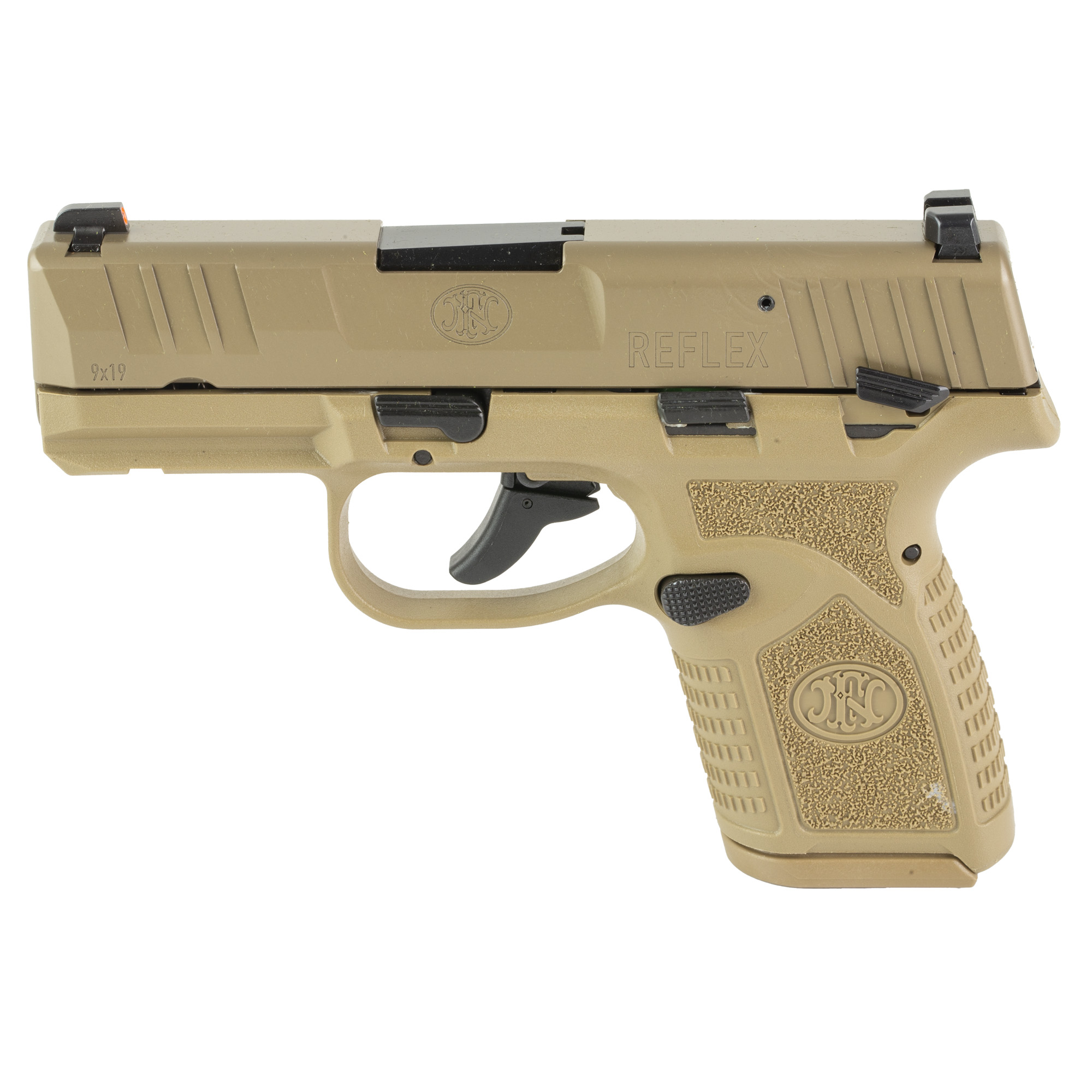 FN REFLEX MRD MS 9MM 3.3" 15RD FDE | J&S Pawn and Gun