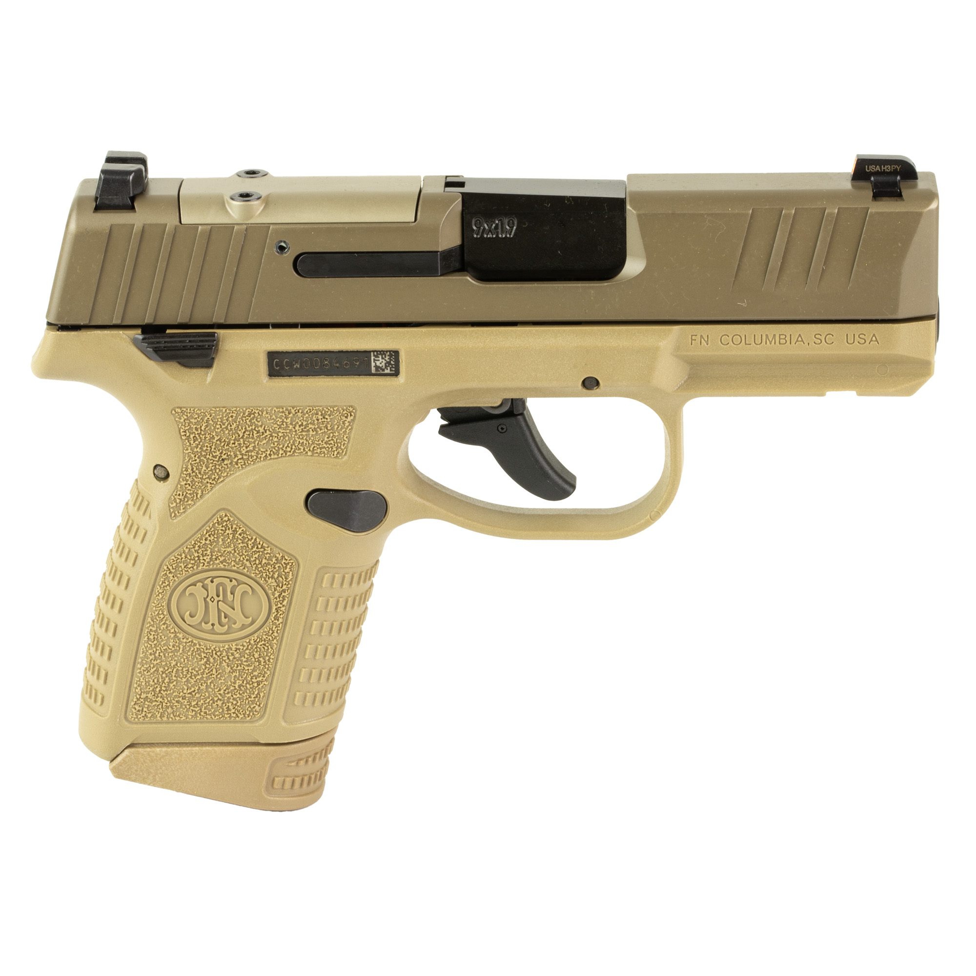 FN REFLEX MRD MS 9MM 3.3" 15RD FDE | J&S Pawn and Gun