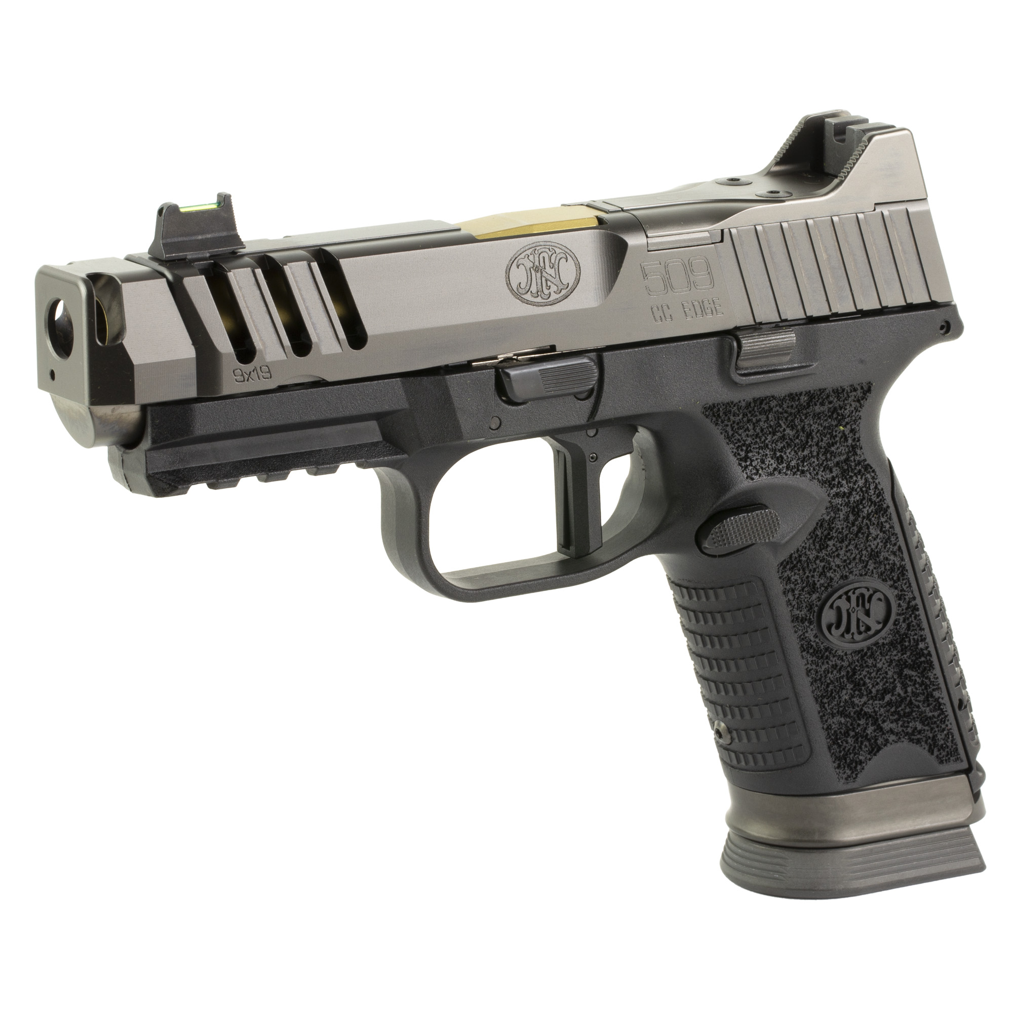 FN 509 CC EDGE XL 9MM 17RD BLK/GRY - Semi Auto Pistols at GunBroker.com ...