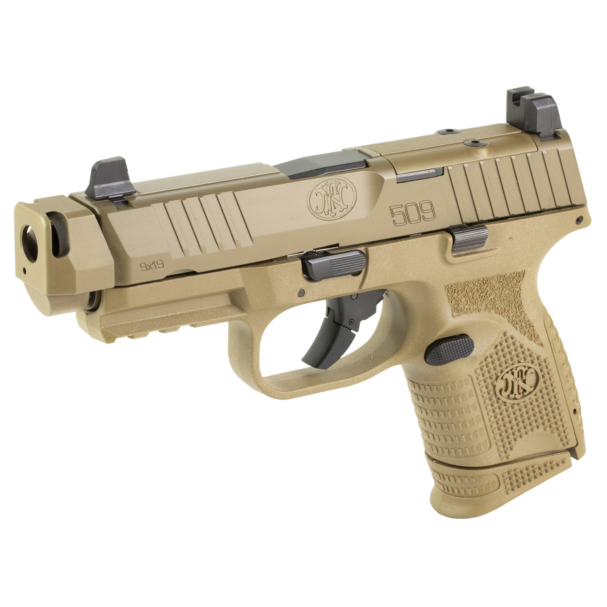 FN 509C MRD COMP 9MM 4.2" 10RD FDE | J&S Pawn and Gun