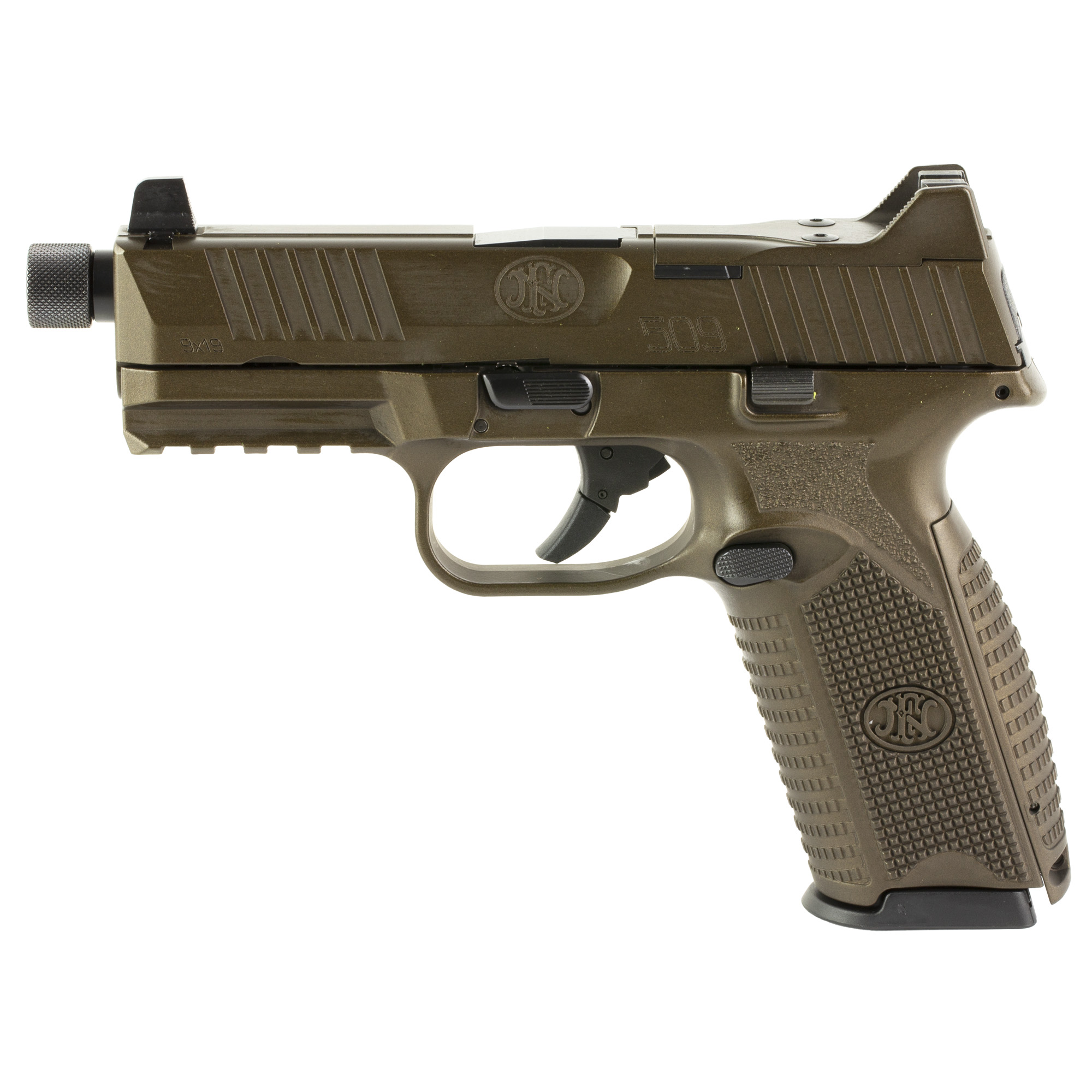 FN 509T NS 9MM 17/24RD 5 MAGS BRZ - Semi Auto Pistols at GunBroker.com ...
