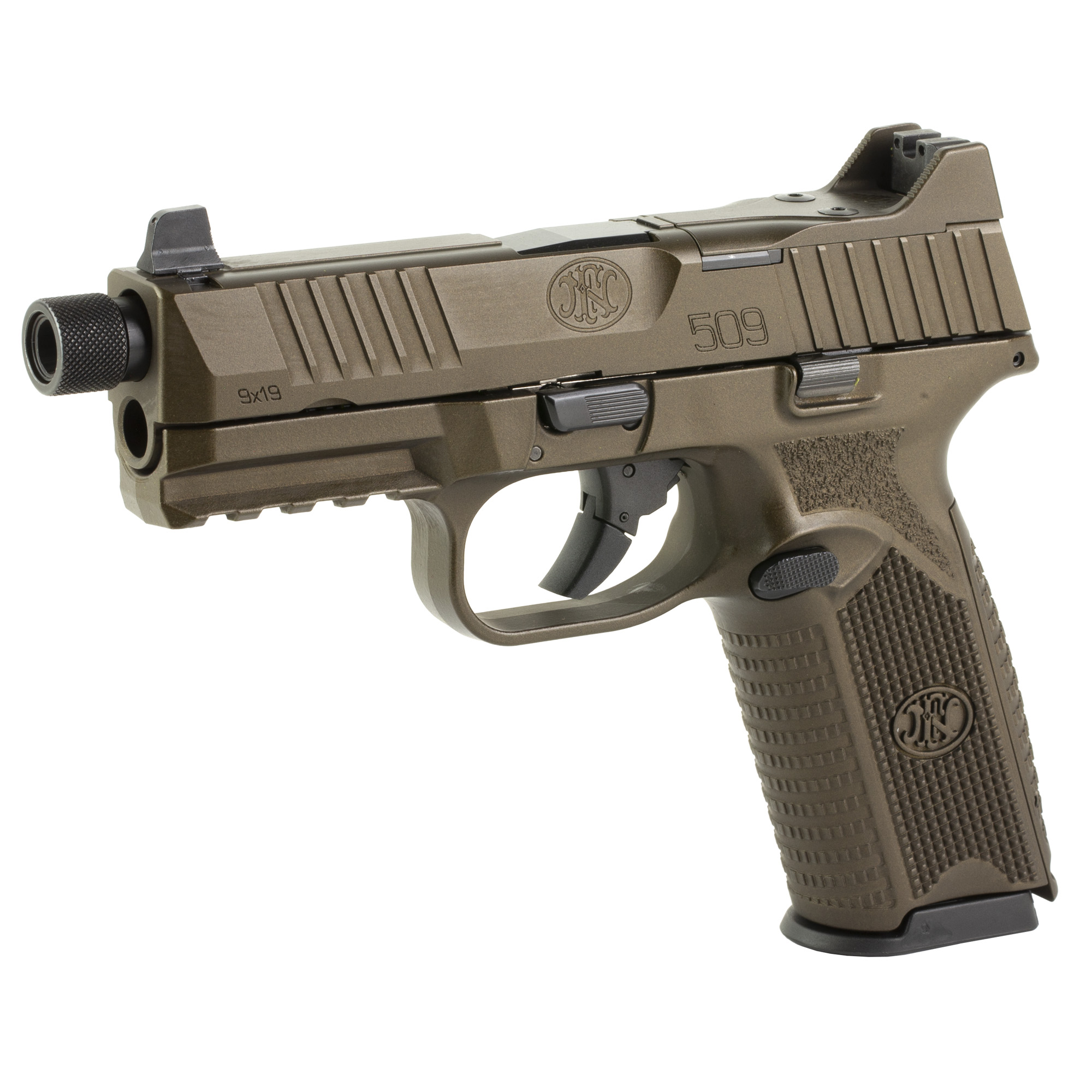 FN 509T NS 9MM 17/24RD 5 MAGS BRZ - Semi Auto Pistols at GunBroker.com ...