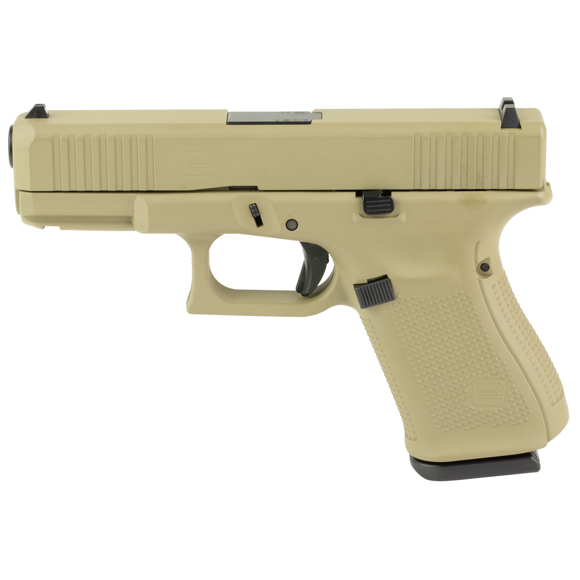 GLOCK 19 GEN5 9MM 15RD COYOTE TAN | J&S Pawn and Gun