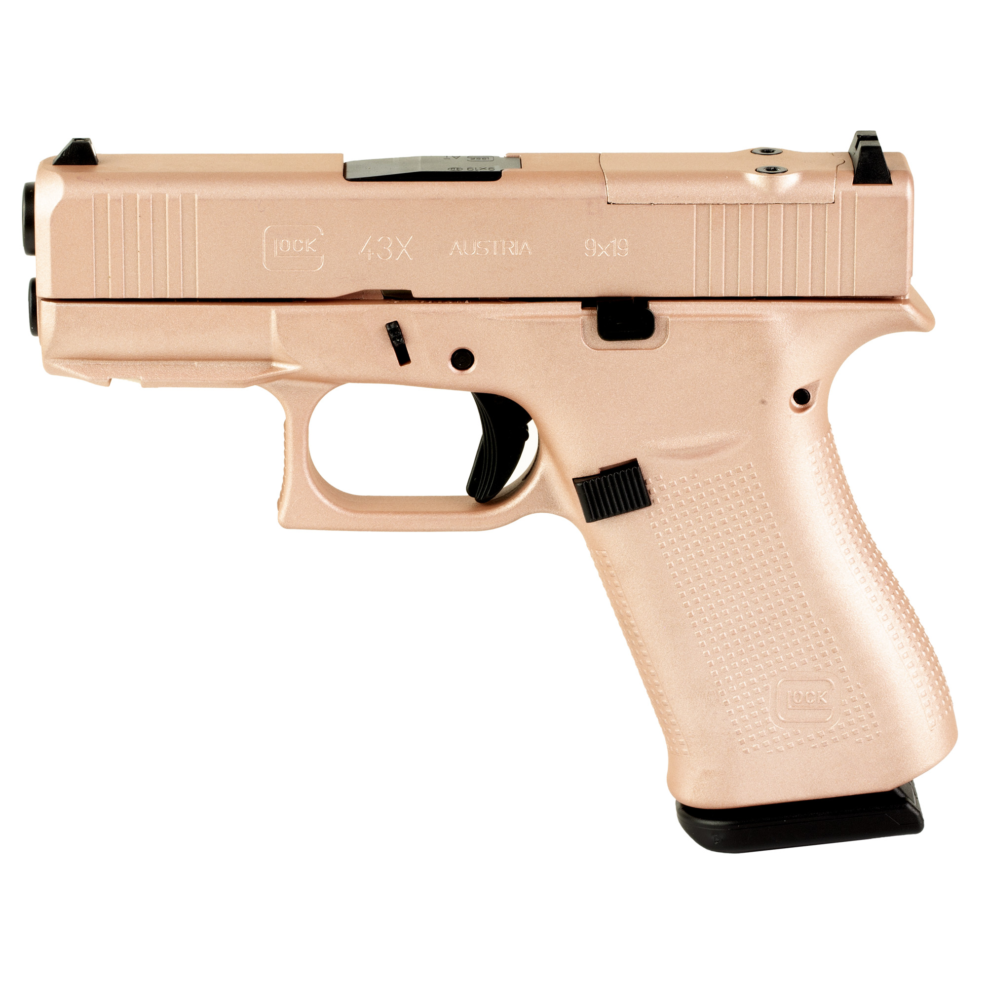 GLOCK 43X 9MM 10RD MOS FS ROSE GOLD | J&S Pawn and Gun