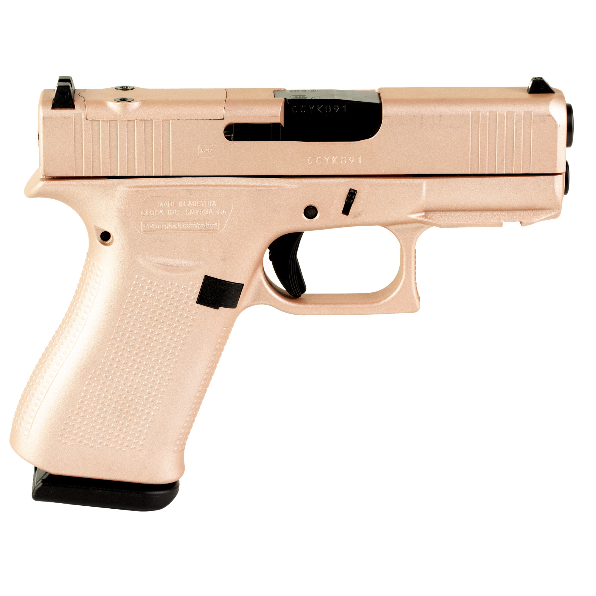 GLOCK 43X 9MM 10RD MOS FS ROSE GOLD | J&S Pawn and Gun