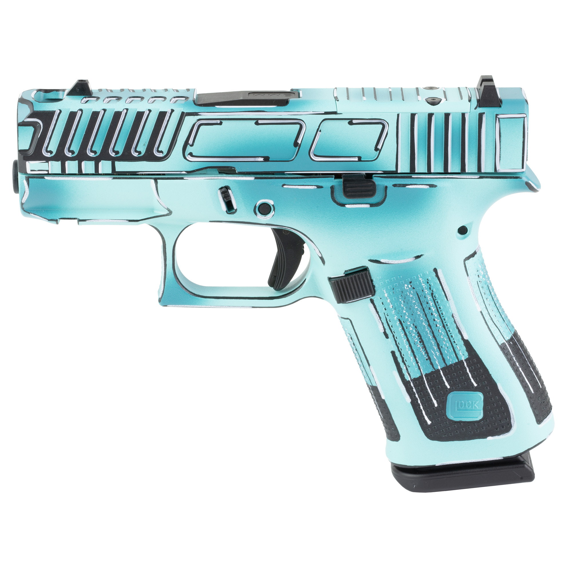 GLOCK 43X COMP 9MM 10RD ANIME BLUE | J&S Pawn and Gun