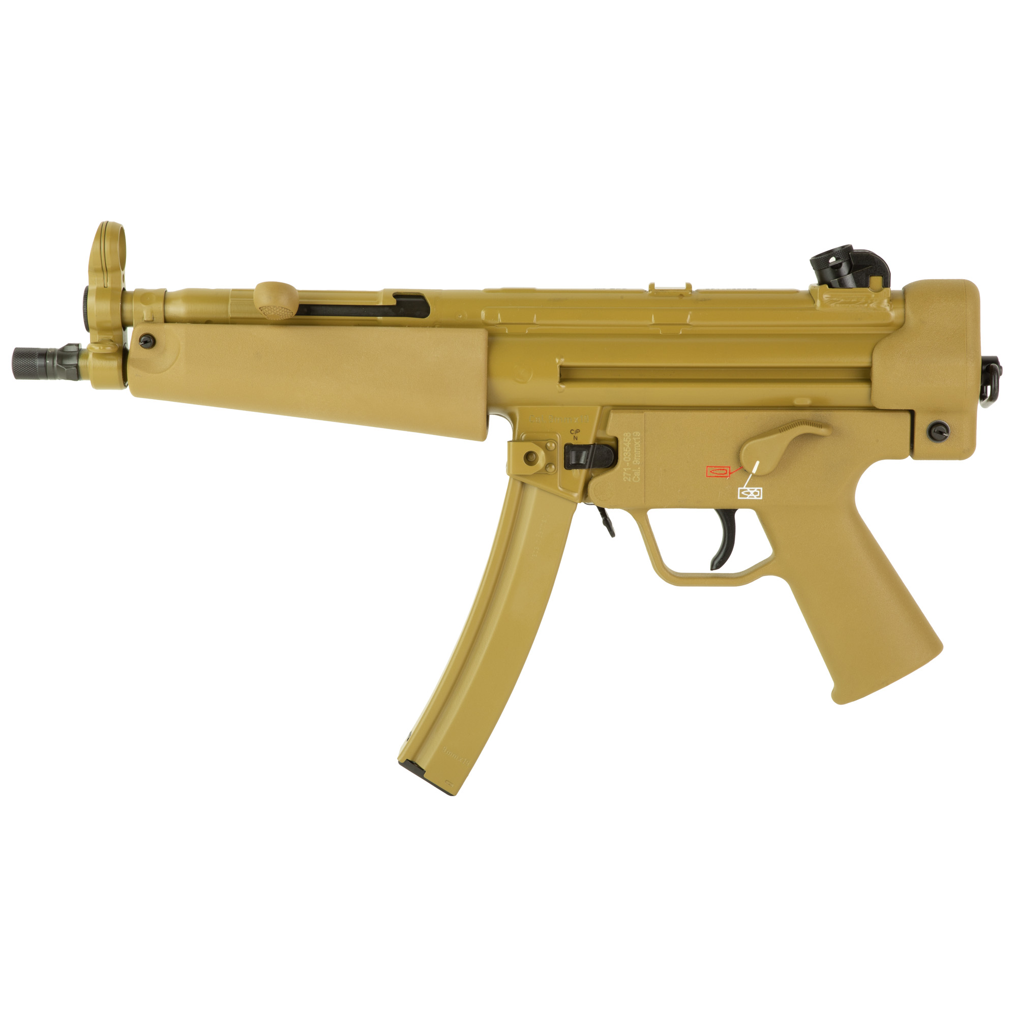HK SP5 RAL8000 9MM 8.9" 30RD FDE | J&S Pawn and Gun