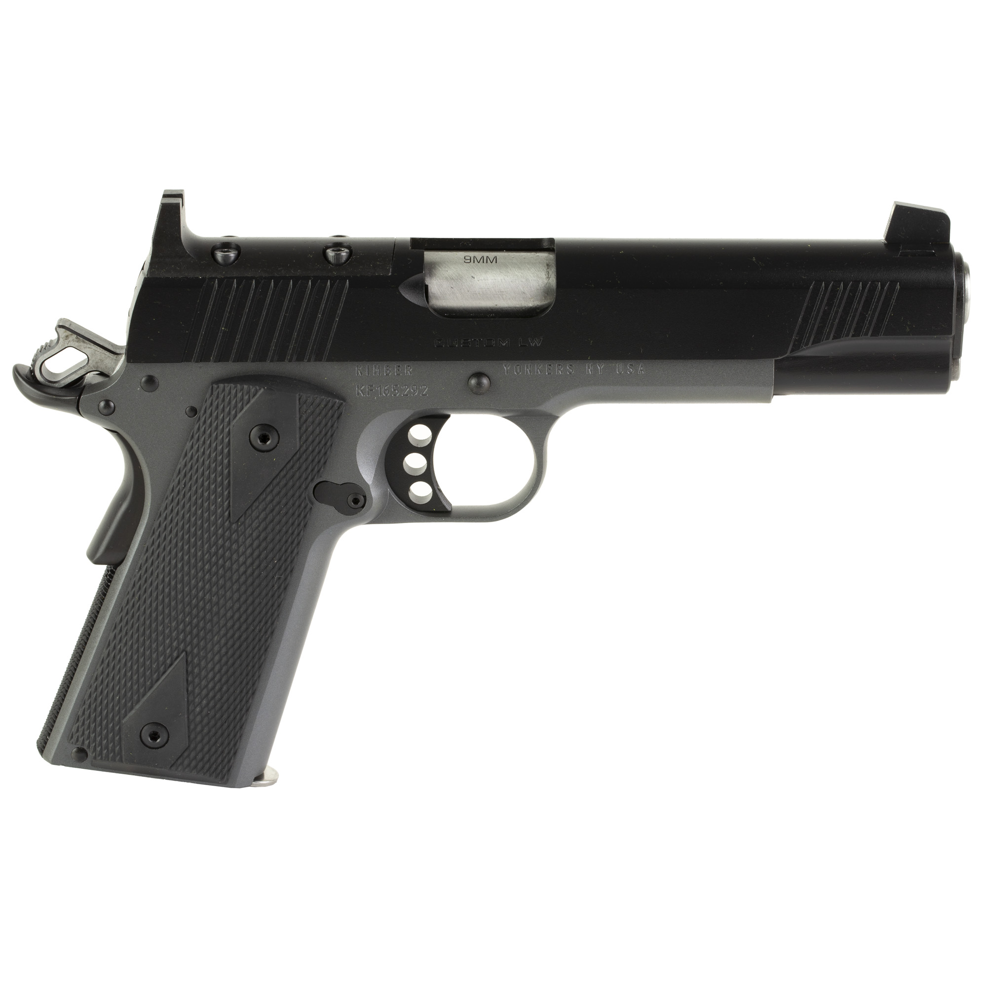 Kimber Custom LW Shadow Ghost Semi-automatic 1911 Full Size 9MM 3000459 ...
