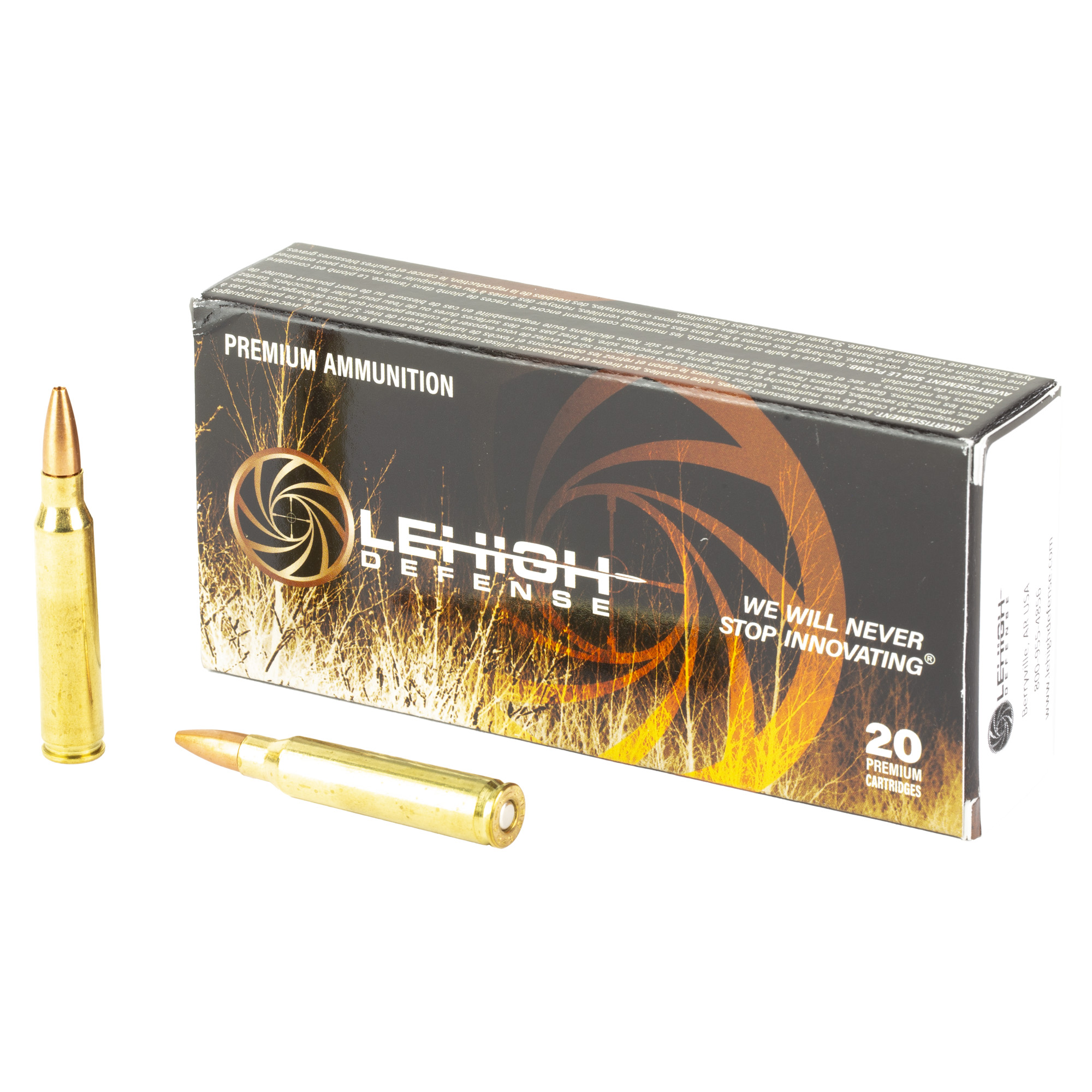 LEHIGH CTRL CHAOS 223 REM 55GR 100 Rounds - Rifle Ammunition at ...