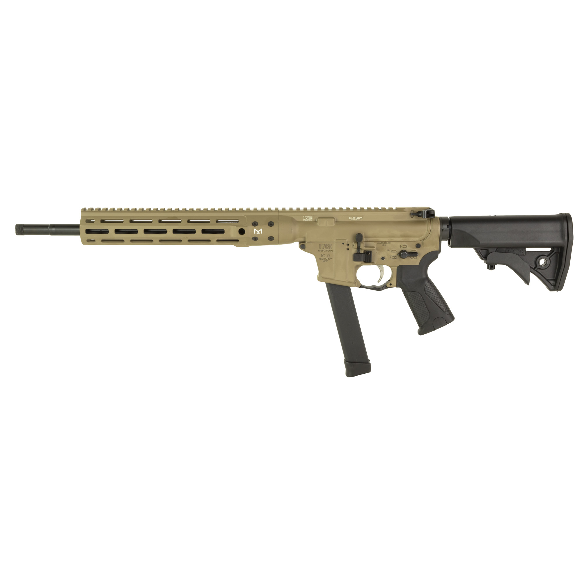 LWRC IC NINE 9MM CARBINE 16 FDE 27RD | J&S Pawn and Gun