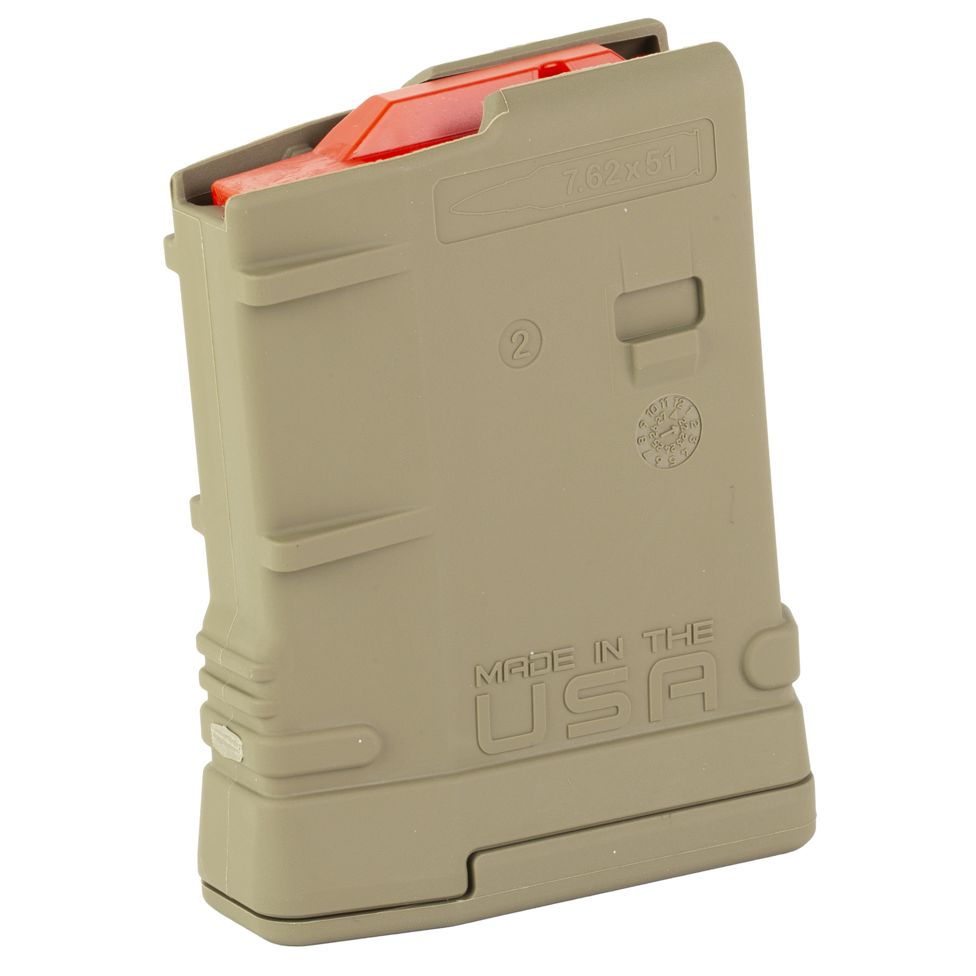 MAG AMEND2 SR25/AR10 7.62 FDE 10RD - Rifle Magazines & Rifle Clips at ...