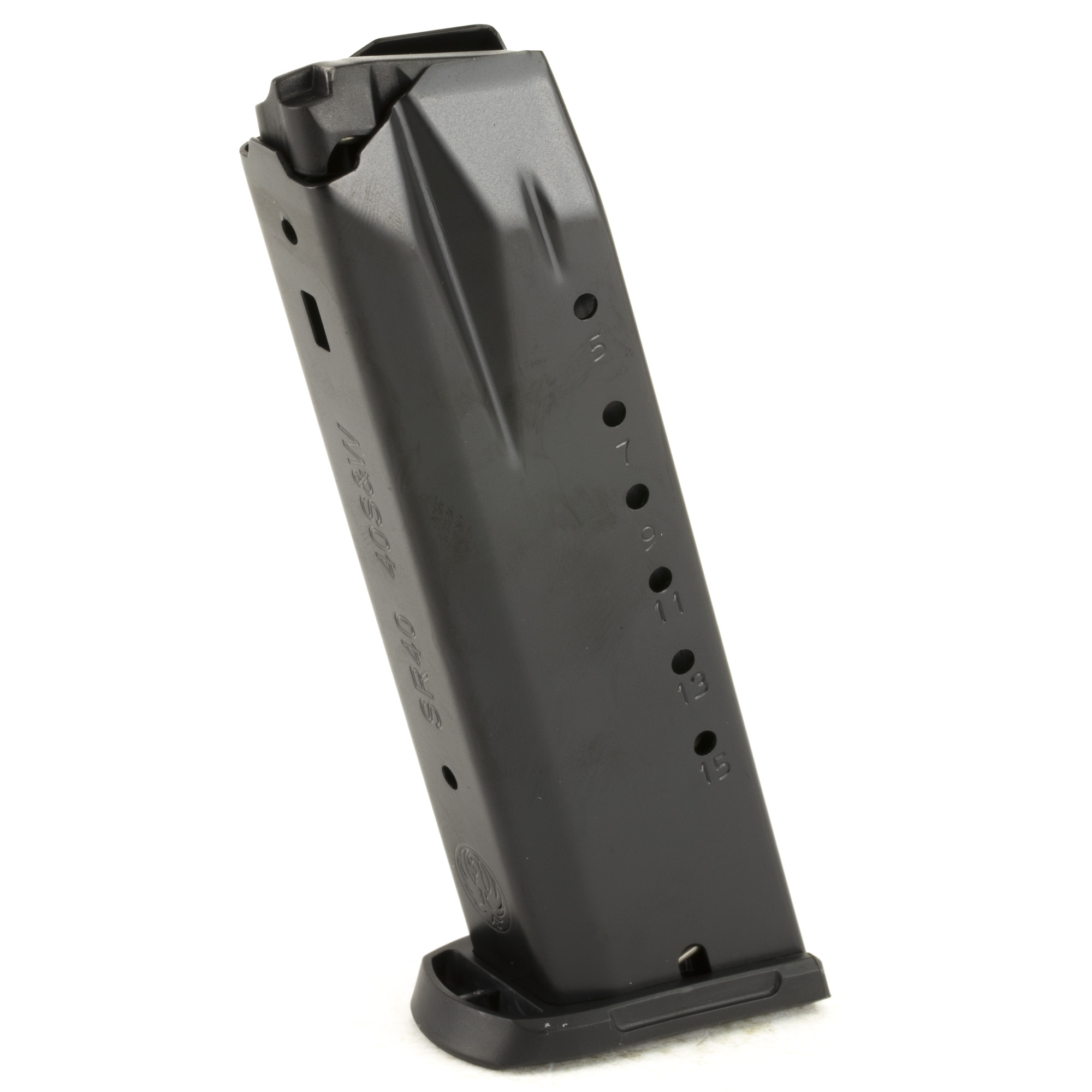 MAG RUGER SR40/40C 40SW 15RD BL - Rifle Magazines & Rifle Clips at ...