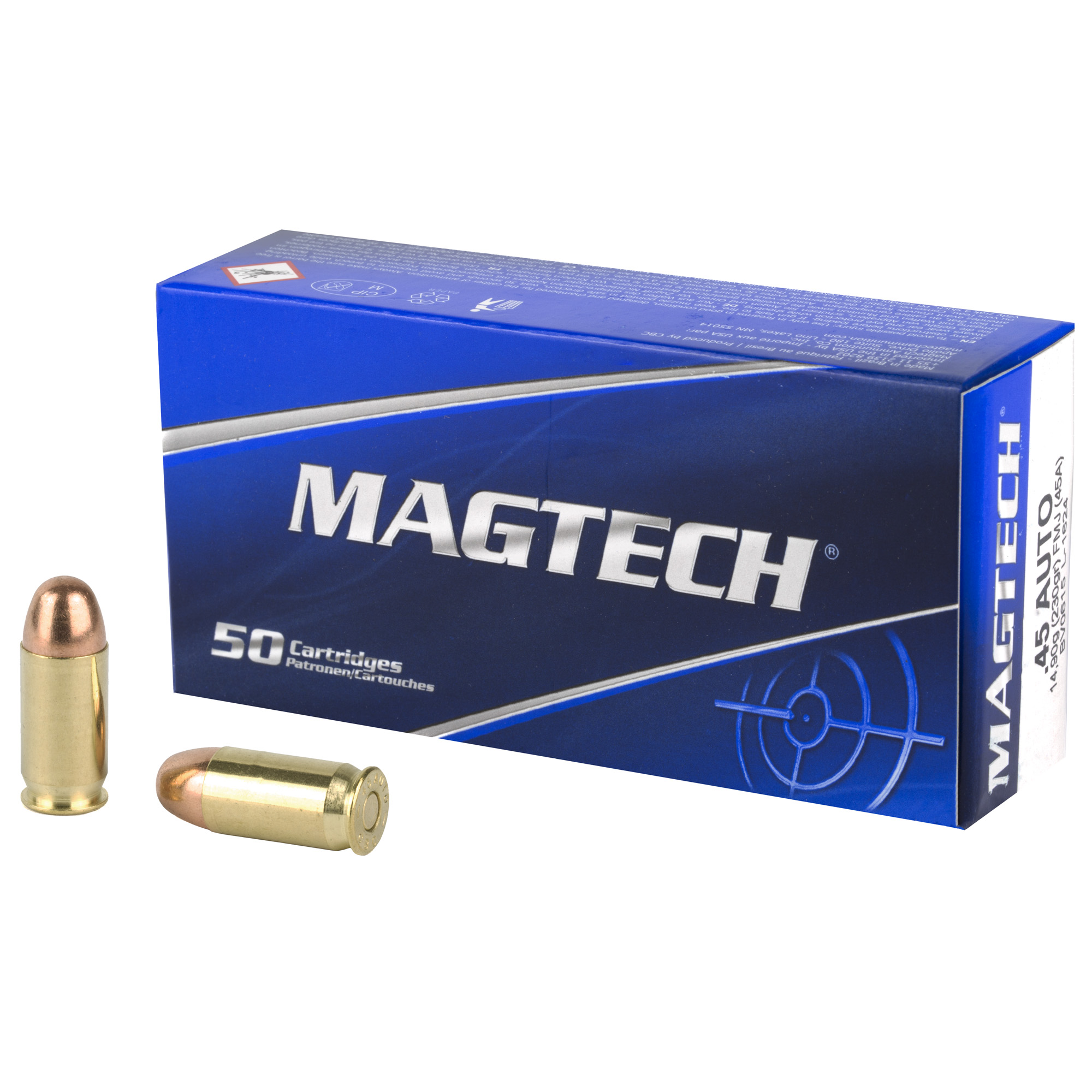 MAGTECH 45 ACP 230GR FMJ 250 Rounds - Pistol Ammunition at GunBroker ...