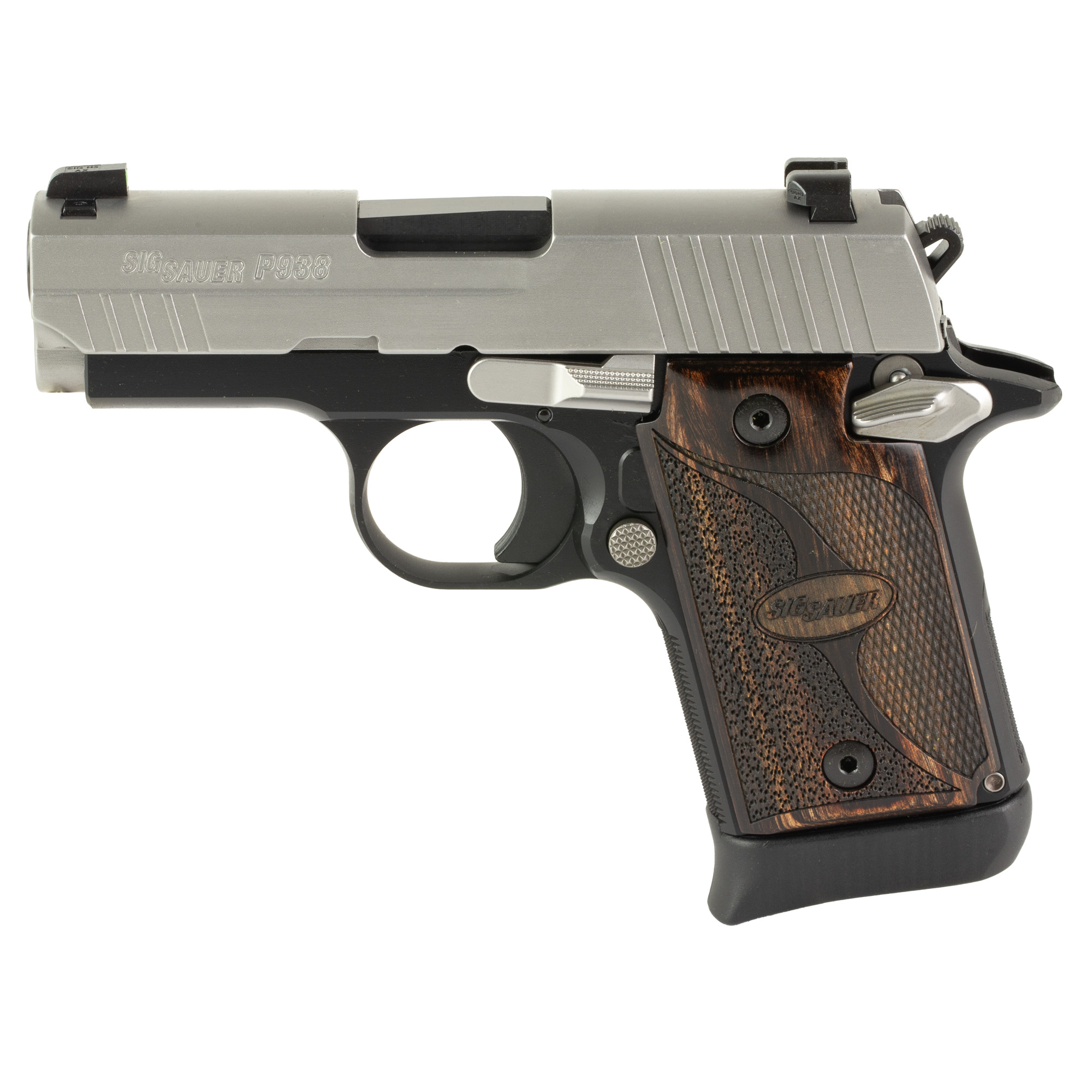 SIG P938 9MM 3" 7RD TWO TONE - Semi Auto Pistols at GunBroker.com ...