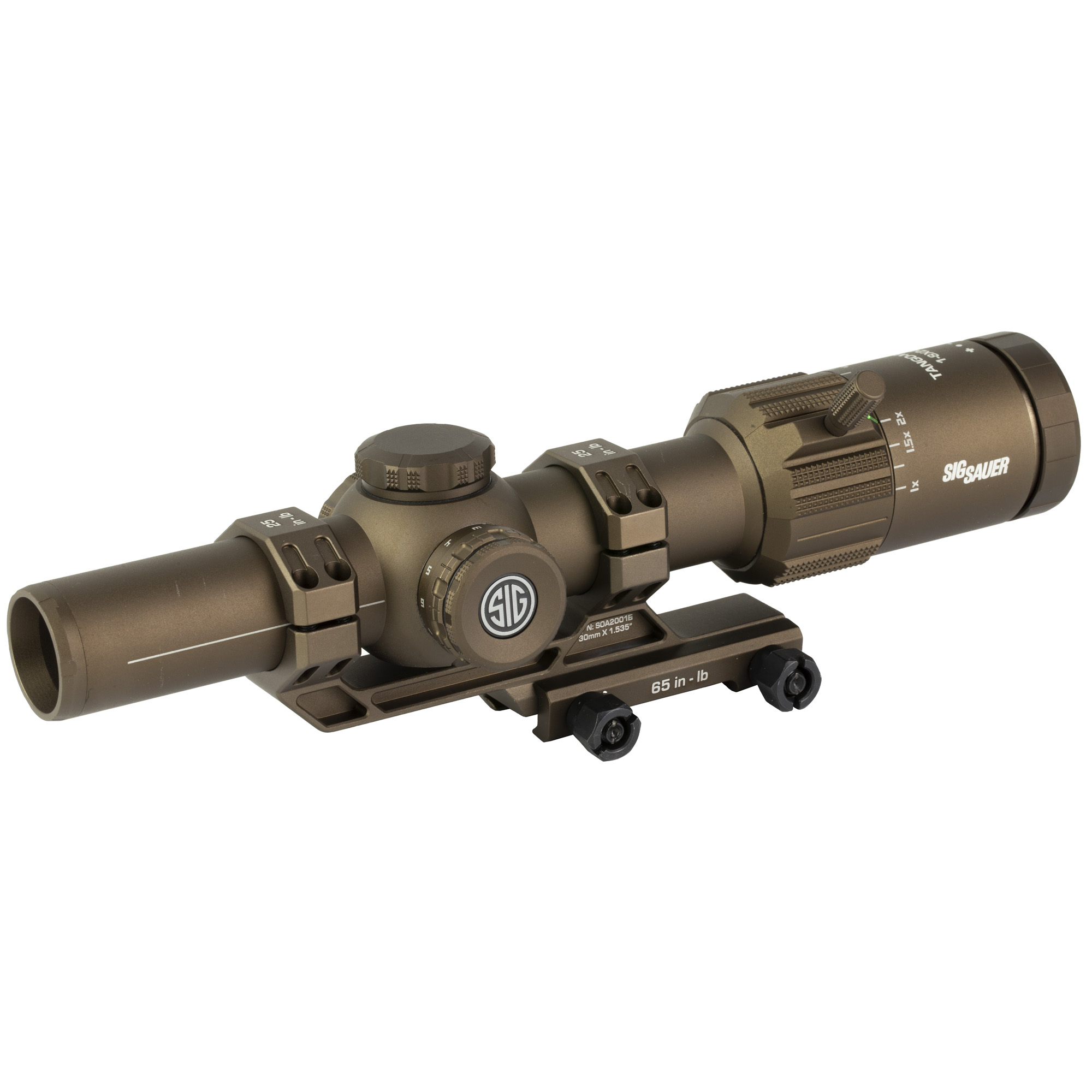 Sig Sauer Tango MSR Rifle Scope 1-8X24 BDC8 Illuminated Reticle ...