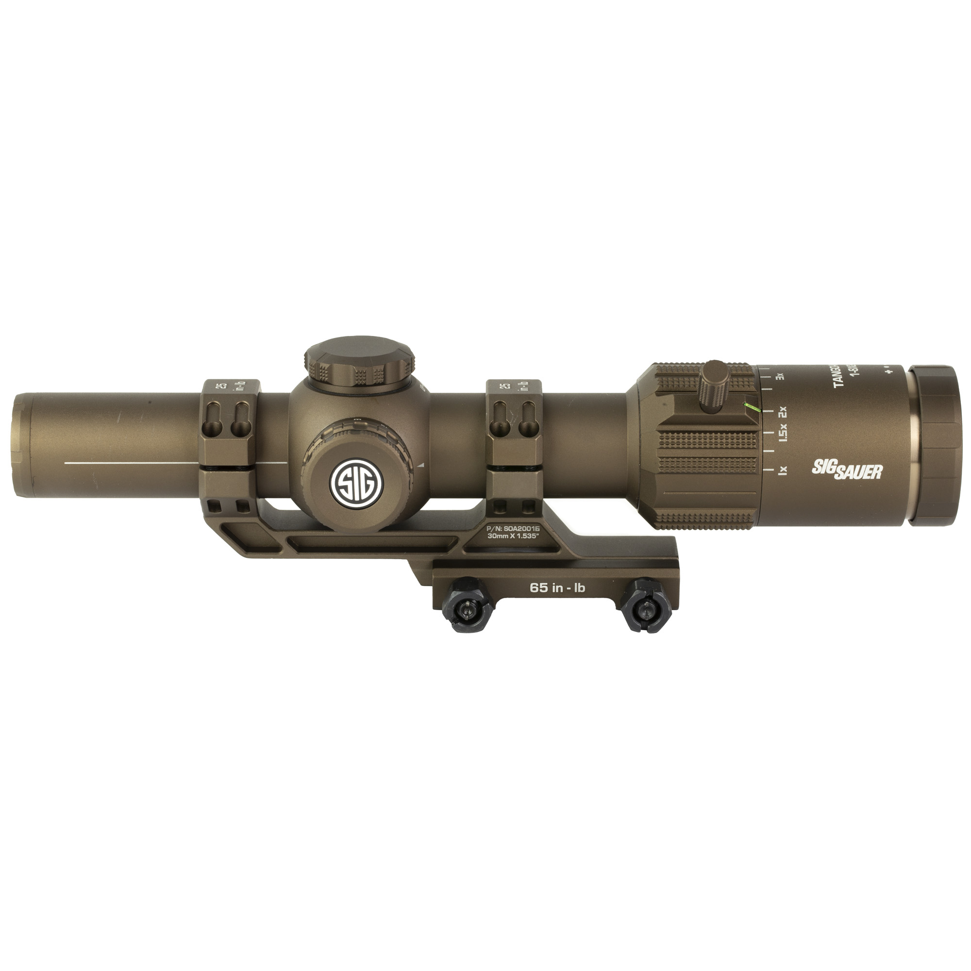 Sig Sauer Tango MSR Rifle Scope 1-8X24 BDC8 Illuminated Reticle ...
