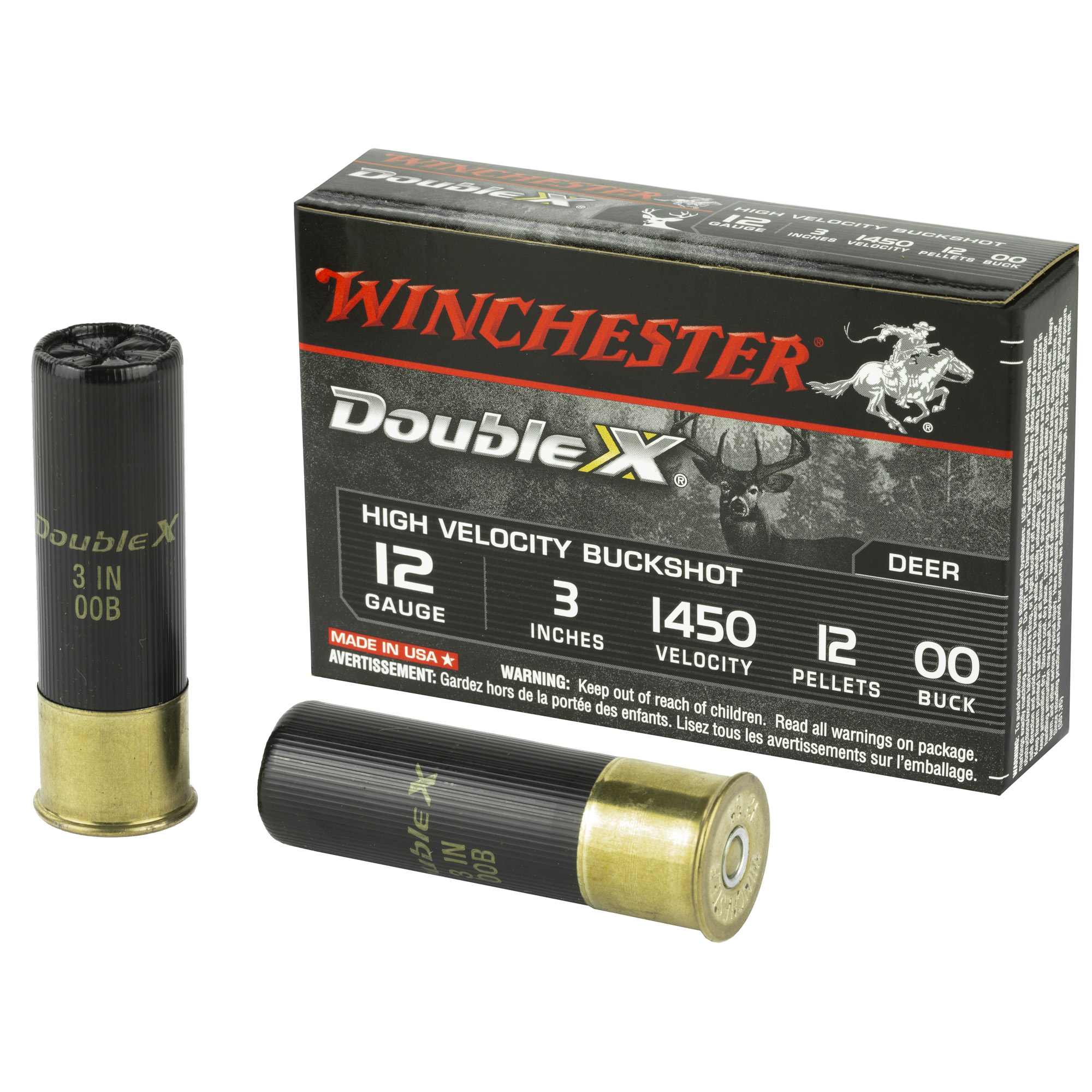 WIN DBL X HV 12GA 3 00BK 12P 125 Rounds - Shotgun Shells at GunBroker ...