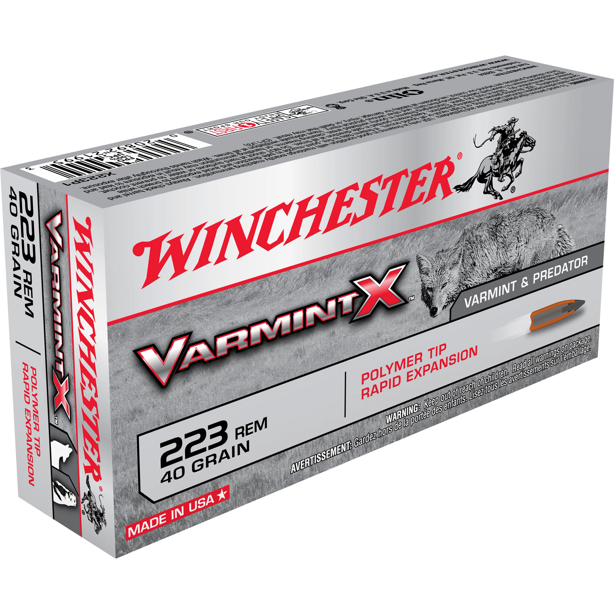WIN VARMINT X 223 REM 55GR 20/200 | J&S Pawn and Gun