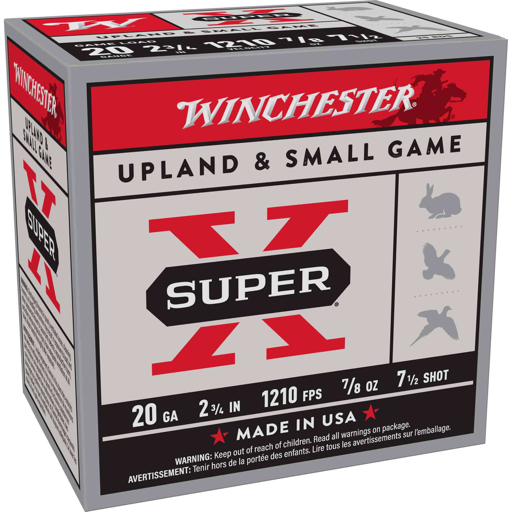 WIN SPRX 20GA 2.75 #7.5 250 Rounds - Shotgun Shells at GunBroker.com ...