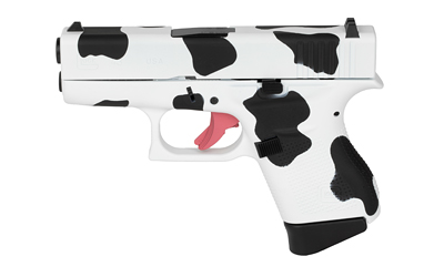Glock 43 Striker Fired 3.41" 9mm 6rd Fixed Sights - Cow Print